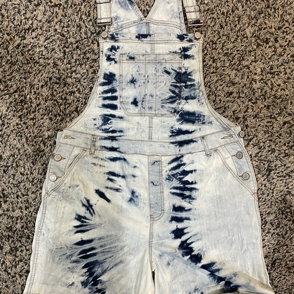 Cato | Pants & Jumpsuits | Cato Blue And White Tiedye Jumpsuit | Poshmark